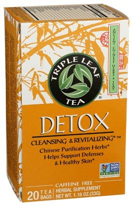 Triple Leaf Tea Detox Tea-Caffeine Free 20 Tea Bag - Healthy Planet ...