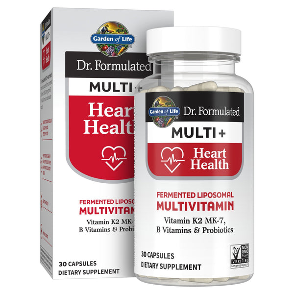Garden of Life Dr. Formulated-Multi Plus-Heart Health-Fermented Liposo ...