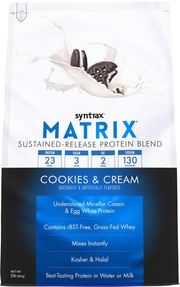 Syntrax Matrix-2.0 Simply Cookies and Cream 2 lb Bag - Healthy Planet ...