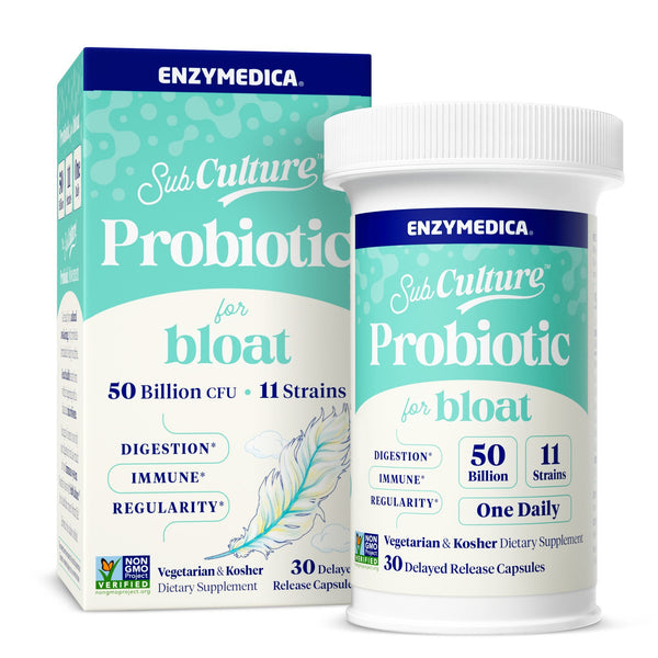 Enzymedica SubCulture Probiotic for Bloat 30 Capsule - Healthy Planet ...