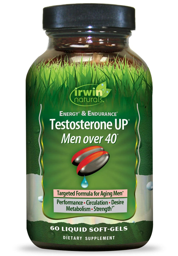 Irwin Naturals Energy & Endurance Testosterone UP Men Over 40 60 Liqui ...