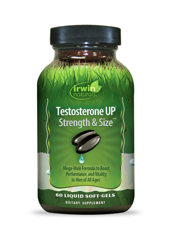Irwin Naturals Testosterone UP Strength & Size 60 Capsule - Healthy ...